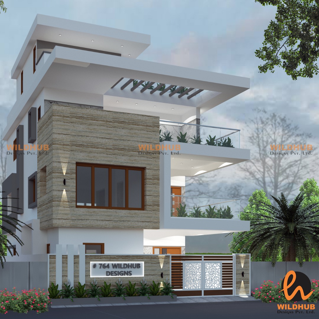A Beautifully Designed 5 BHK Contemporary Villa, Home with Car Parking ...